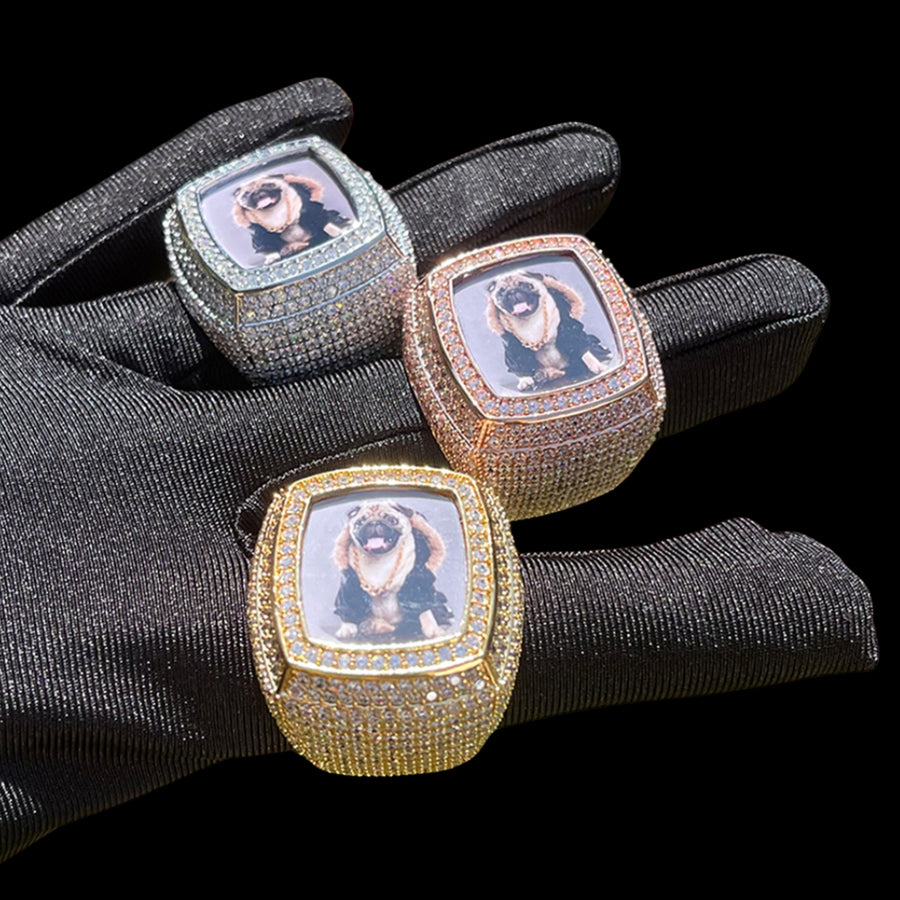 Iced Out Diamond Rings for Men & Women – Icey Pyramid