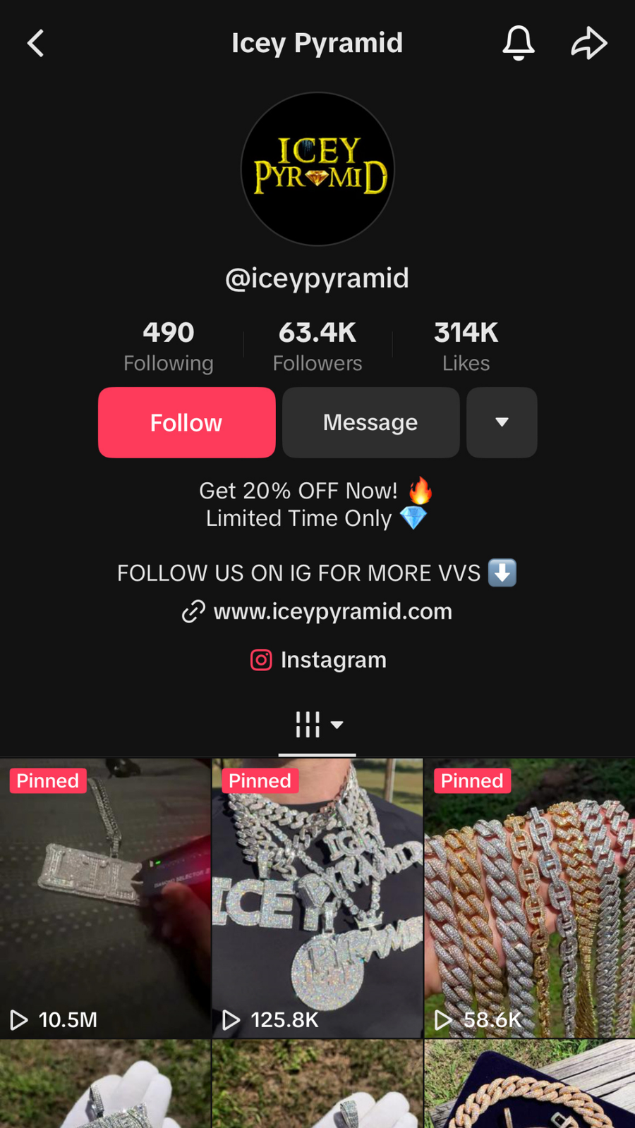 Classic Iced Out Diamond Grillz – Icey Pyramid