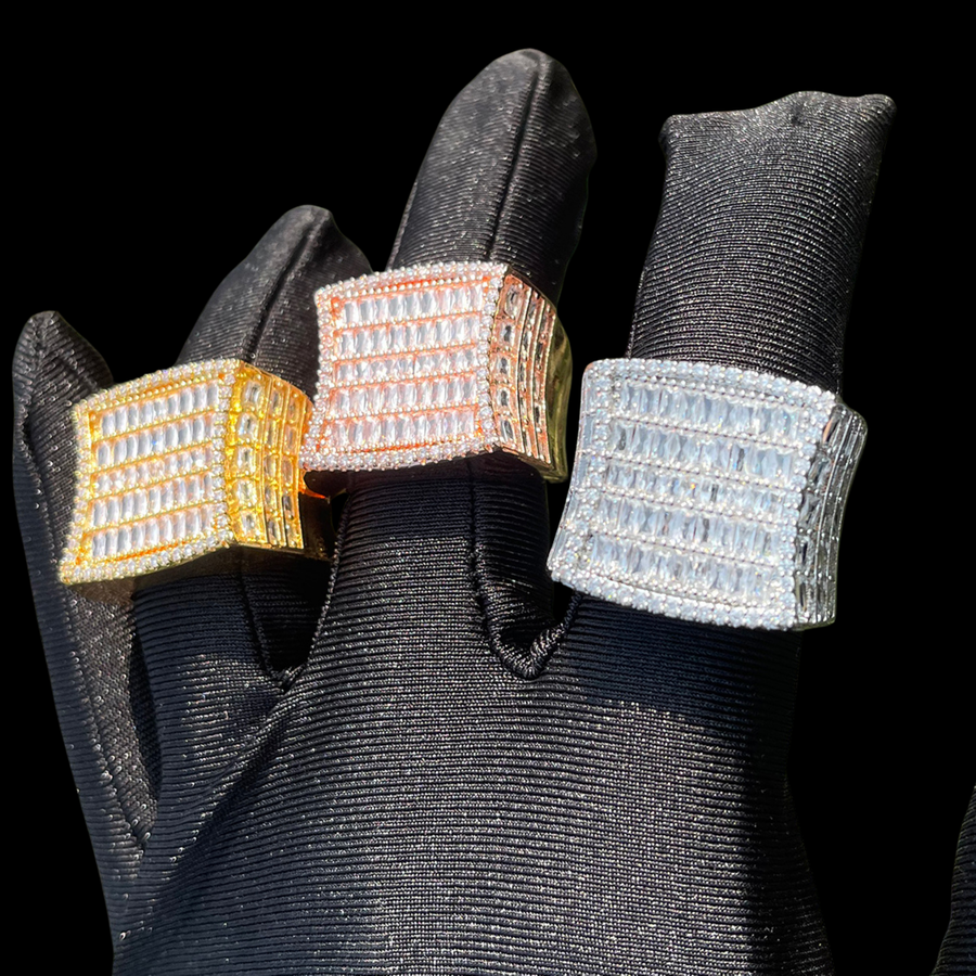 Iced Out Diamond Rings for Men & Women – Icey Pyramid