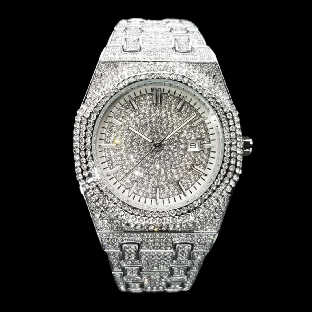 Luxury Bust Down Date VVS Iced Out Diamond Watch – Icey Pyramid