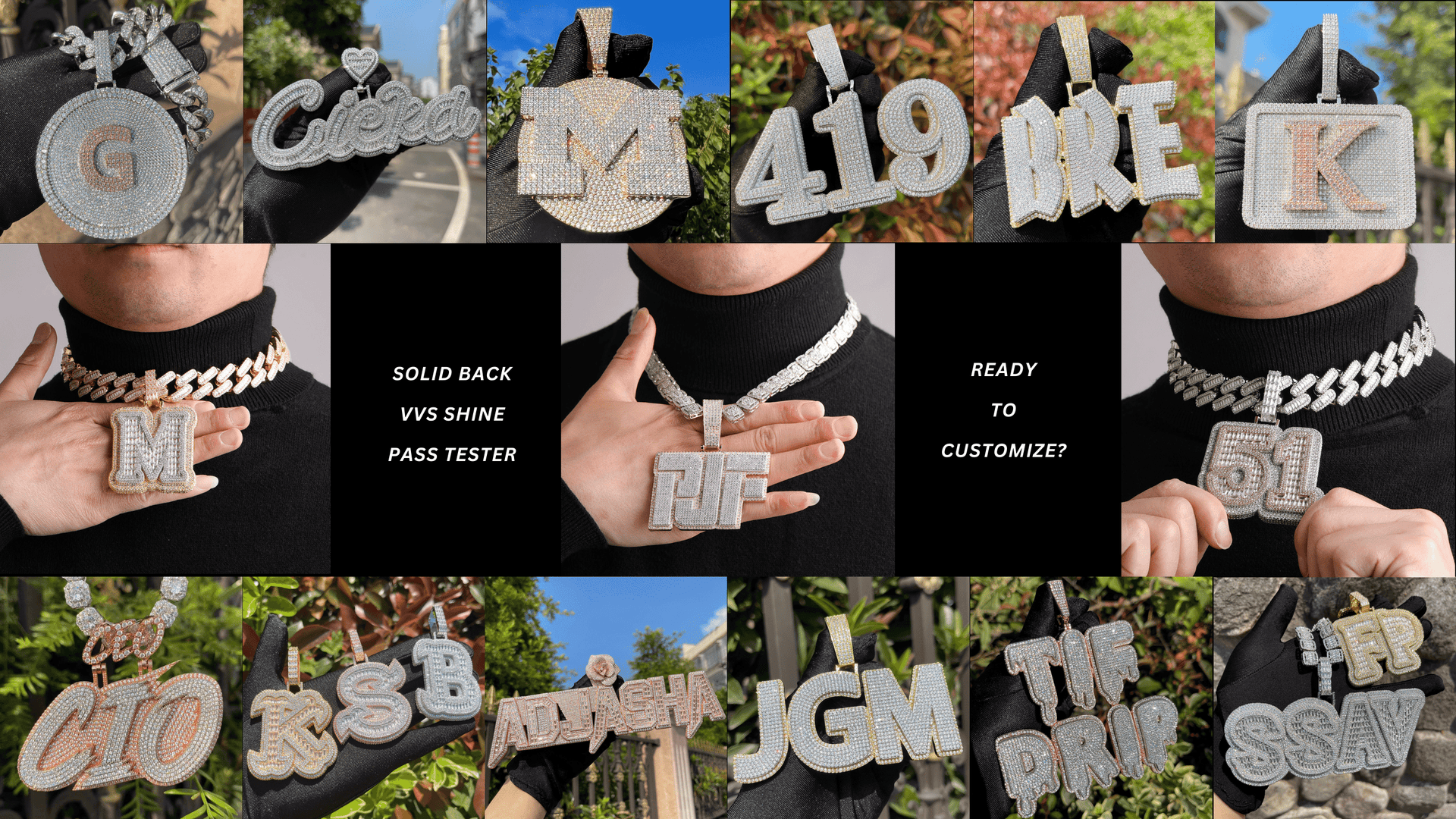 Iced Out Diamond Moissanite Hip Hop Jewelry & Customs – Icey Pyramid