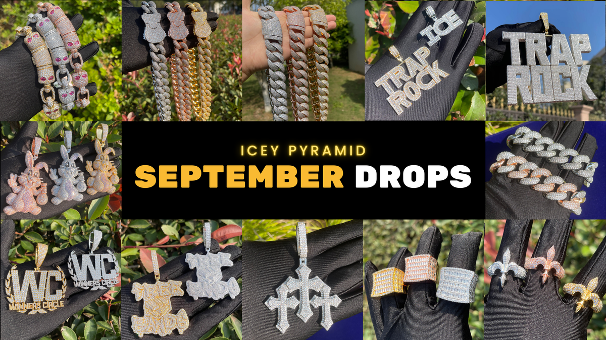 Iced Out Diamond Moissanite Hip Hop Jewelry & Customs – Icey Pyramid