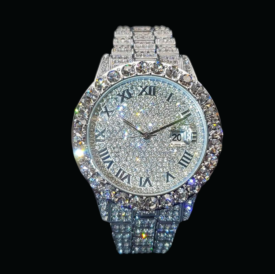 Iced Out VVS Diamond Watches | Bust Down Watch – Icey Pyramid