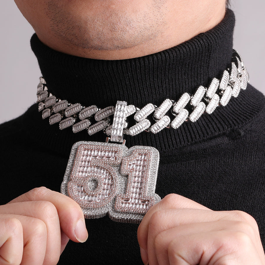 Iced Out Diamond Custom Name Necklace Pendants – Icey Pyramid