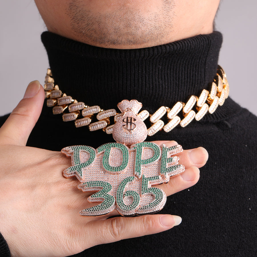 Iced Out Diamond Custom Name Necklace Pendants – Icey Pyramid