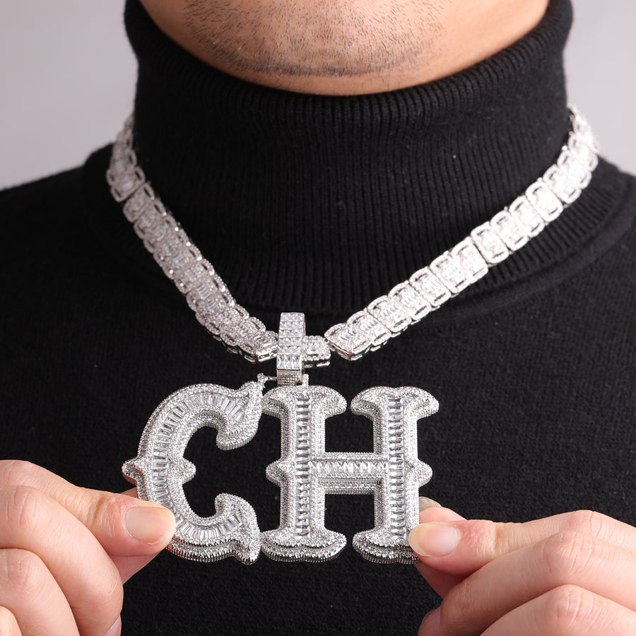 Iced Out Diamond Custom Name Necklace Pendants – Page 2 – Icey Pyramid