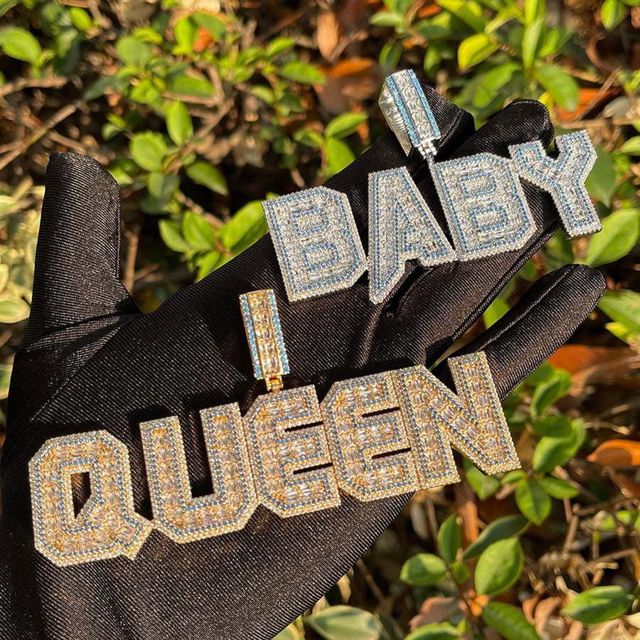 Iced Out Diamond Custom Name Necklace Pendants – Page 3 – Icey Pyramid
